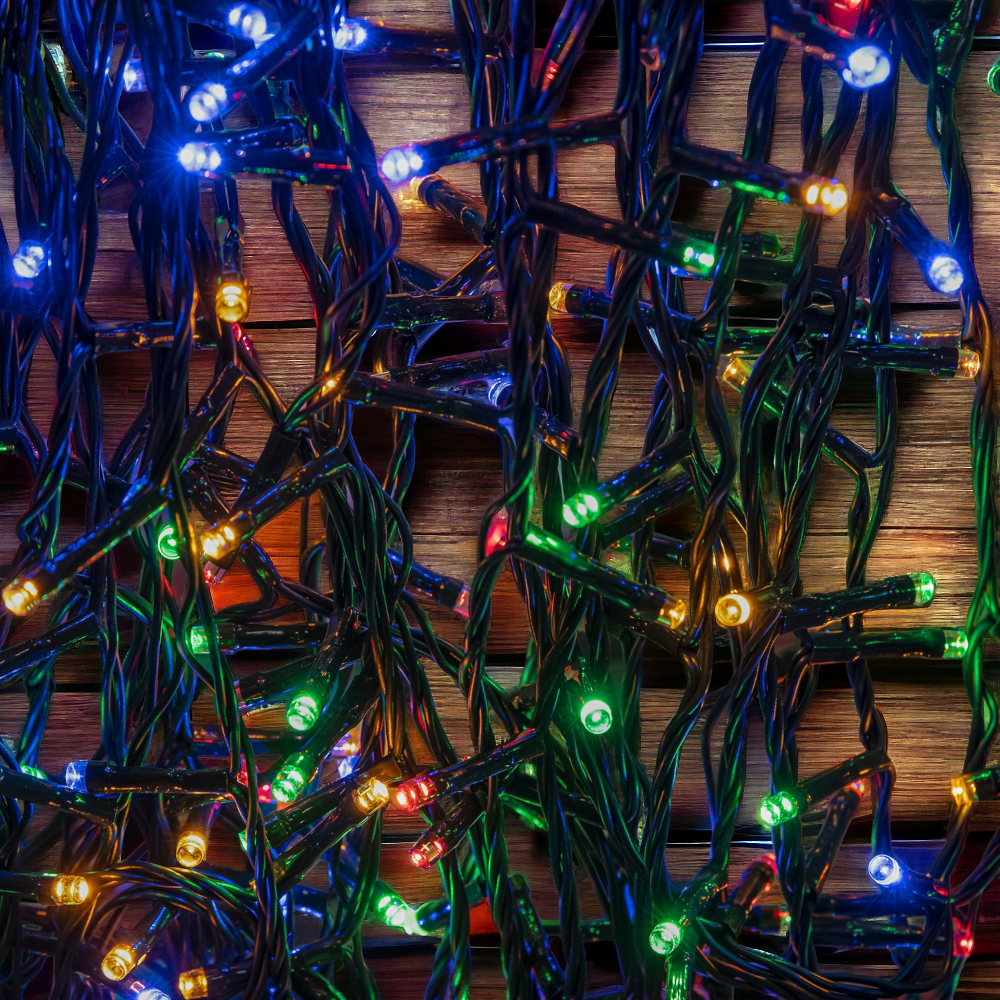 Pro Link Multi-Colour Connectable Outdoor LED Fairy String Lights ...
