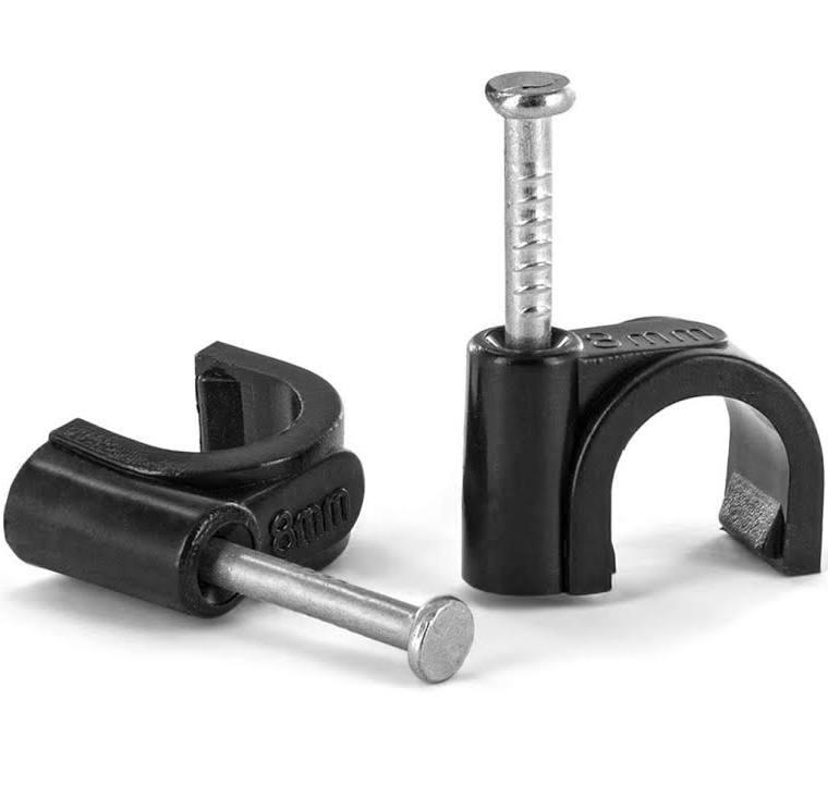 Pack of 100 Black Cable Clips - Ideal for String Lights – Lighting Legends