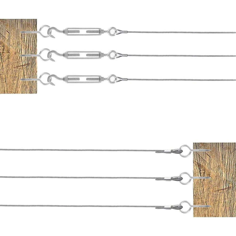 30M Guide Wire PVC Coated Stainless Steel Heavy Duty Hanging Kit ...